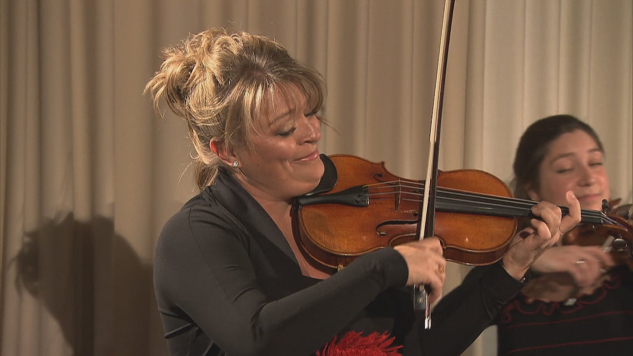 For decades, her 18th century violin wasn't allowed to leave Quebec