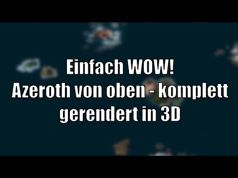 Mega Ansichten! Azeroth mit allen Inseln aus dem Weltall ansehen [World ...
