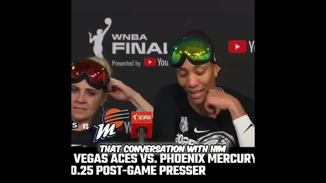 Aja Wilson reacts to Michael Jordan comparisons after WNBA Finals MVP
