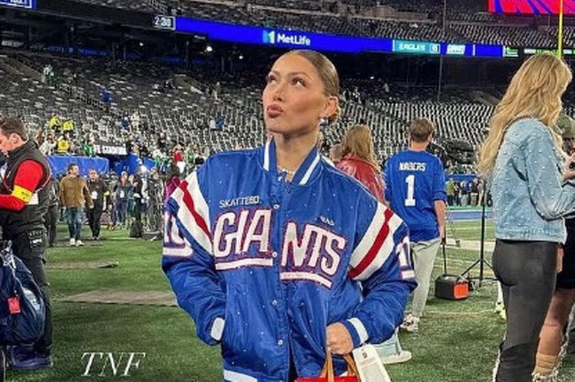 Cam Skattebo's mystery girlfriend goes viral as picture in Giants ...