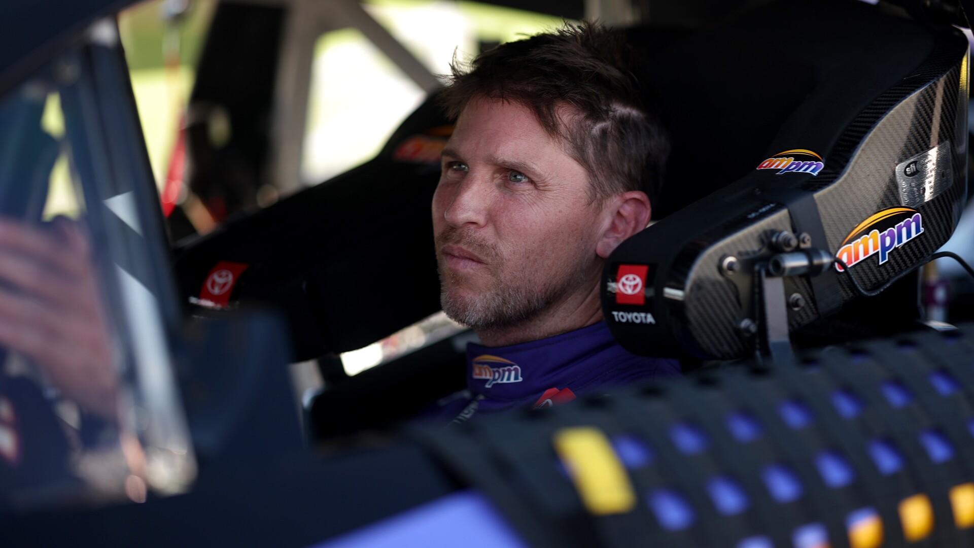 Las Vegas starting lineup: Denny Hamlin claims pole, as JGR takes top ...