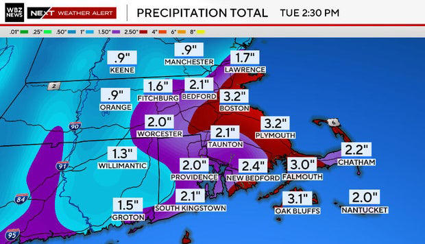Boston nor'easter weather forecast calls for strong wind gusts, heavy ...
