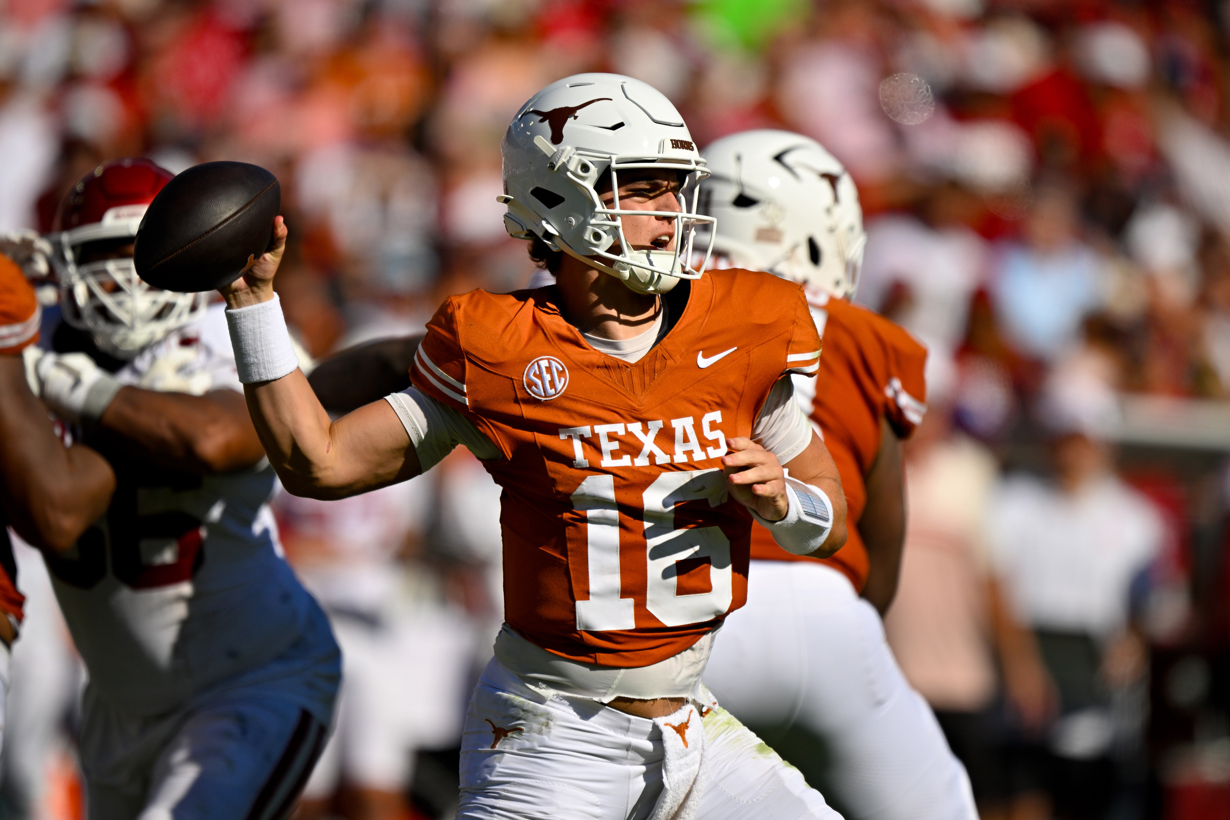 Arch Manning salvages first season as starter with Red River Rivalry win