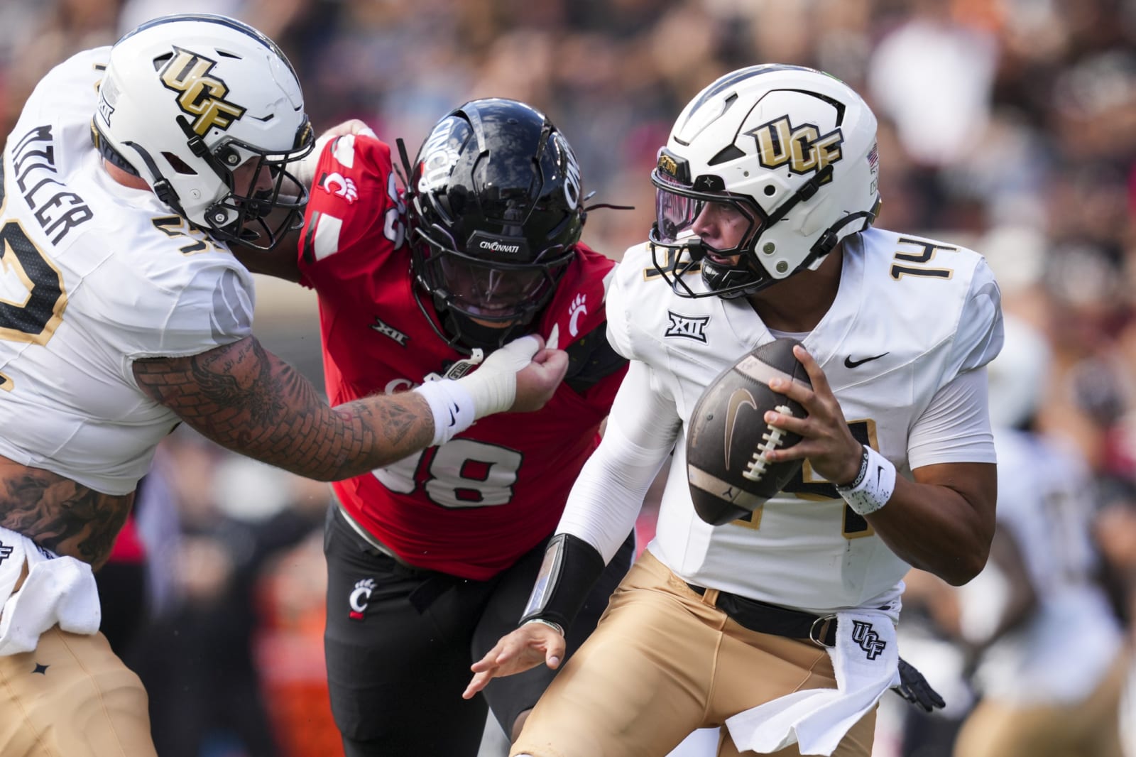 UCF drops third straight in penalty-plagued 20-11 loss at Cincinnati