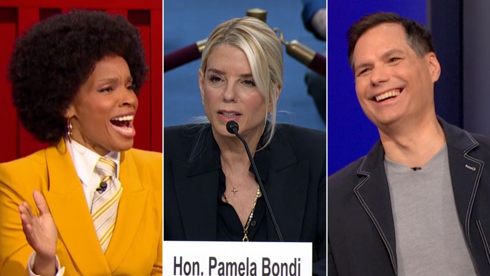Comedians react to Pam Bondi’s ‘cheat sheet’ during Senate hearing
