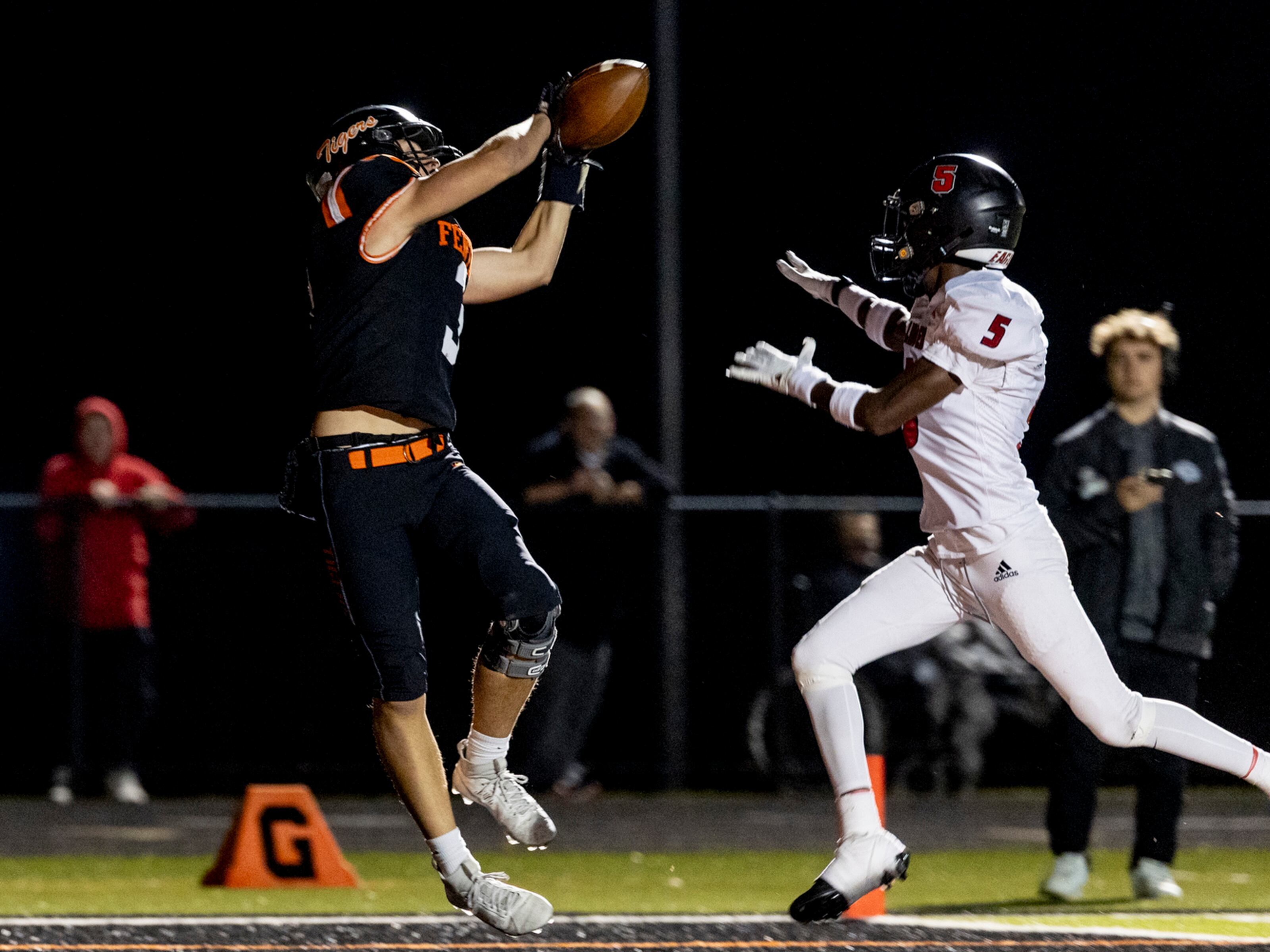 Punch for punch, Fenton football tops Linden in high-scoring rivalry brawl