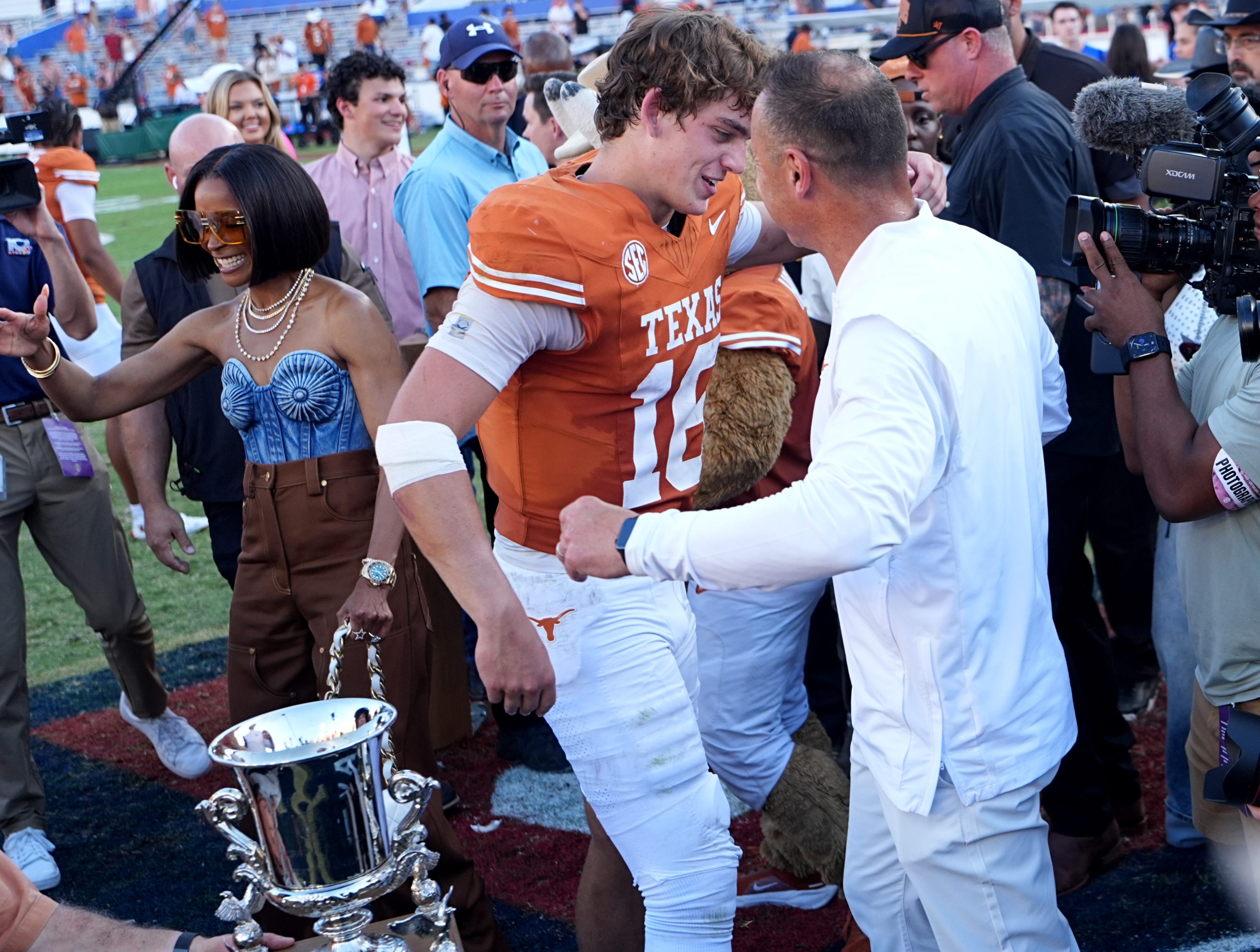 OU-Texas football box score stats: How did John Mateer, Arch Manning ...