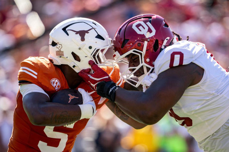 Punt return TD, big 2nd half lifts Texas to 23-6 Red River Rivalry win ...