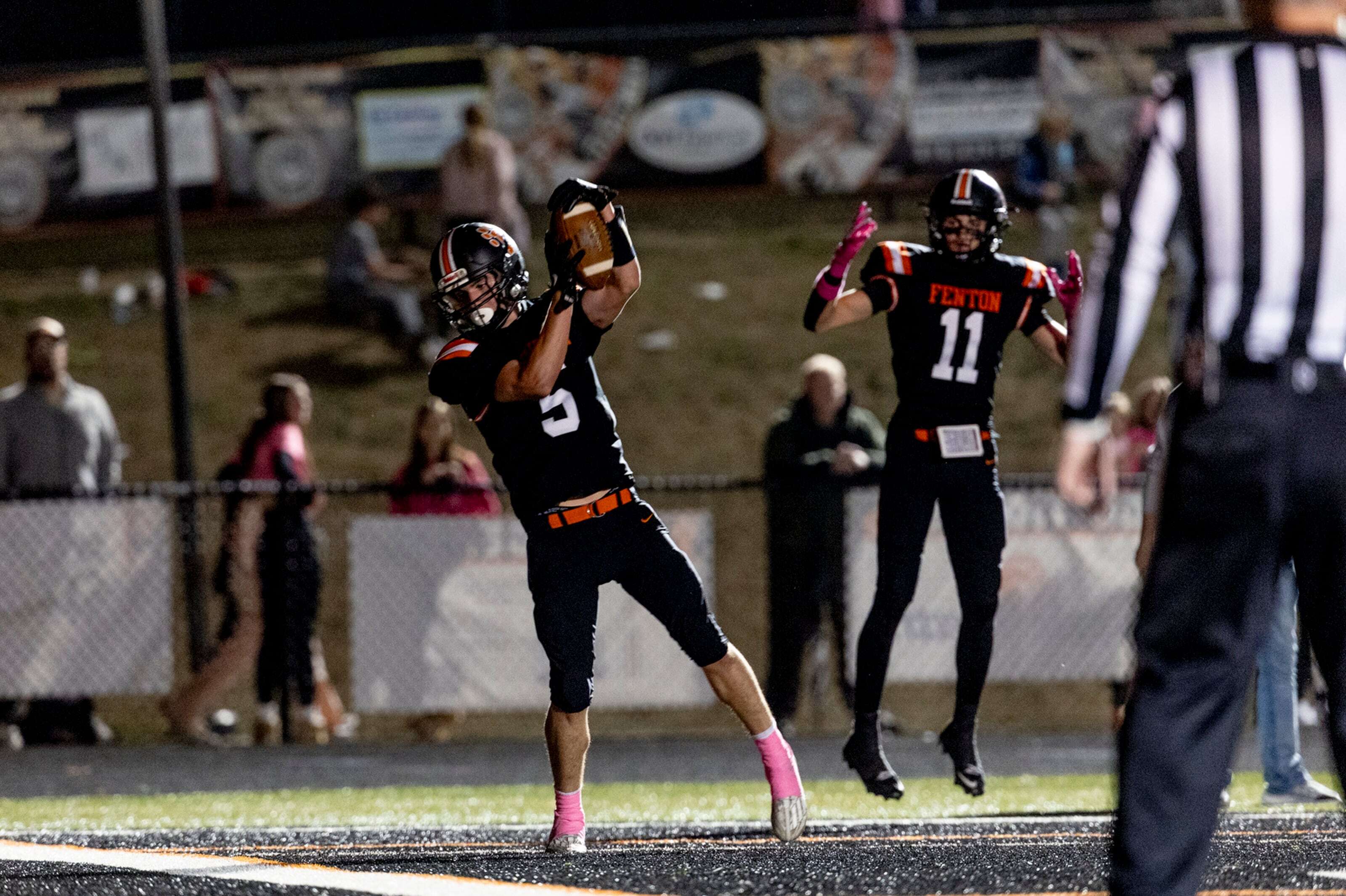 Punch for punch, Fenton football tops Linden in high-scoring rivalry brawl