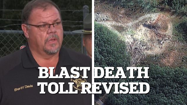 Blast death toll revised as before and after images revealed