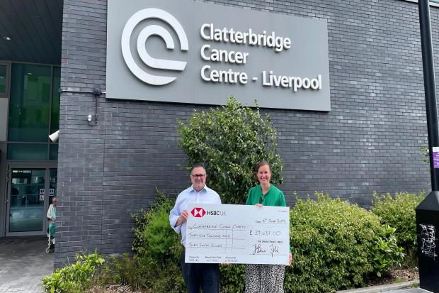 Wirral cancer charity receives major donation to support important research