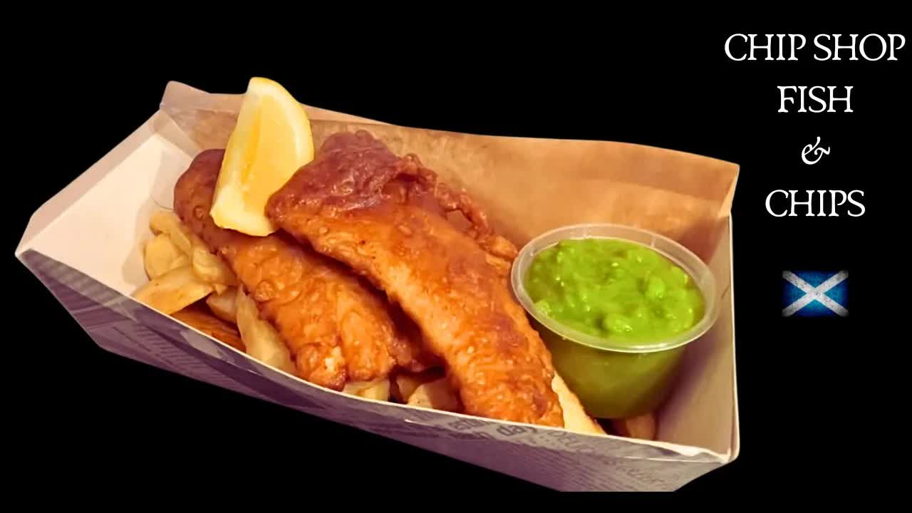 Chip Shop Fish & Chips | Battered Fish & Chips Recipe | British Chippy Food