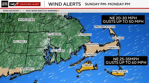 Boston nor'easter weather forecast calls for strong wind gusts, heavy ...