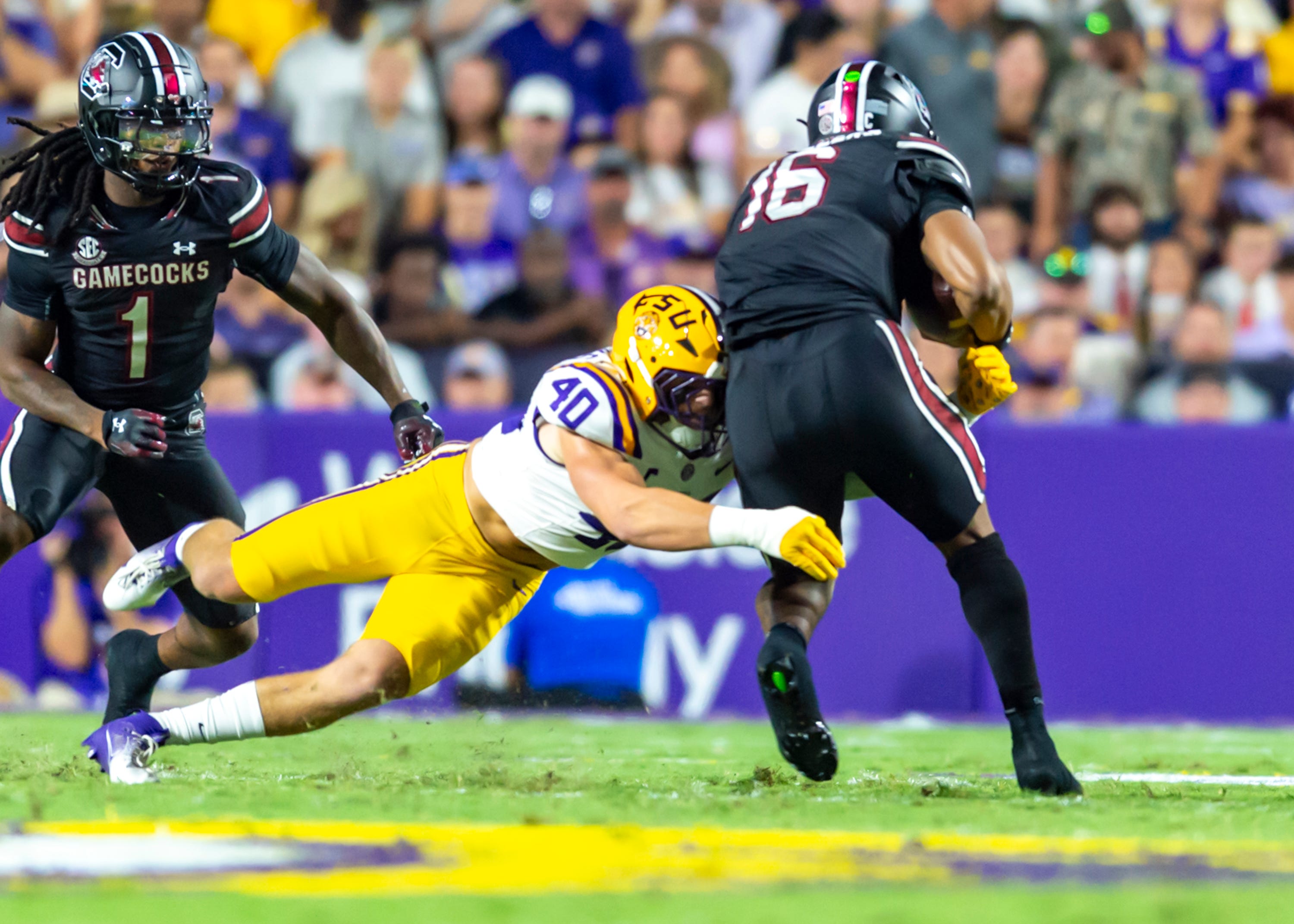 LSU football vs South Carolina highlights: LSU clips Gamecocks in SEC ...