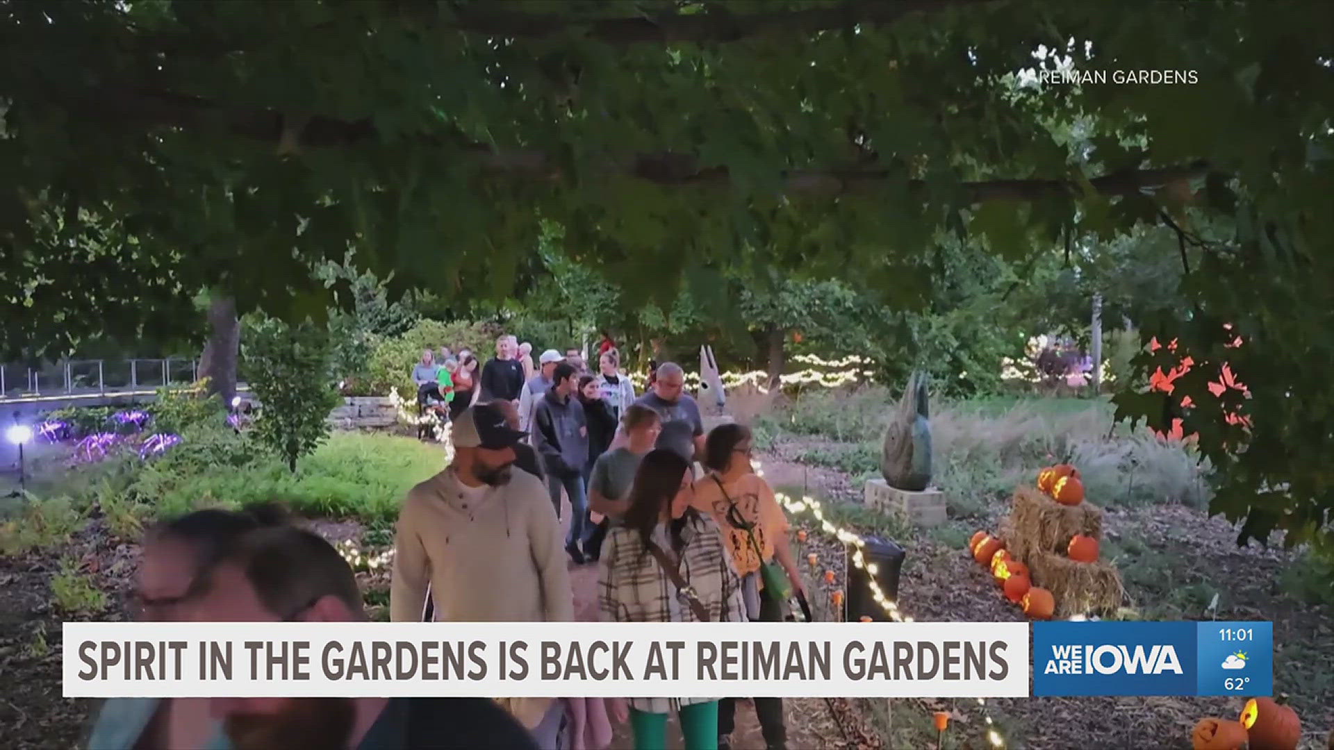'Spirit in the Gardens': Ames' Reiman Gardens holds spooky celebration