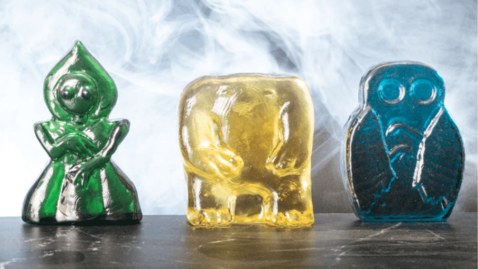 Blenko Glass releases trio of palm-sized West Virginia cryptids