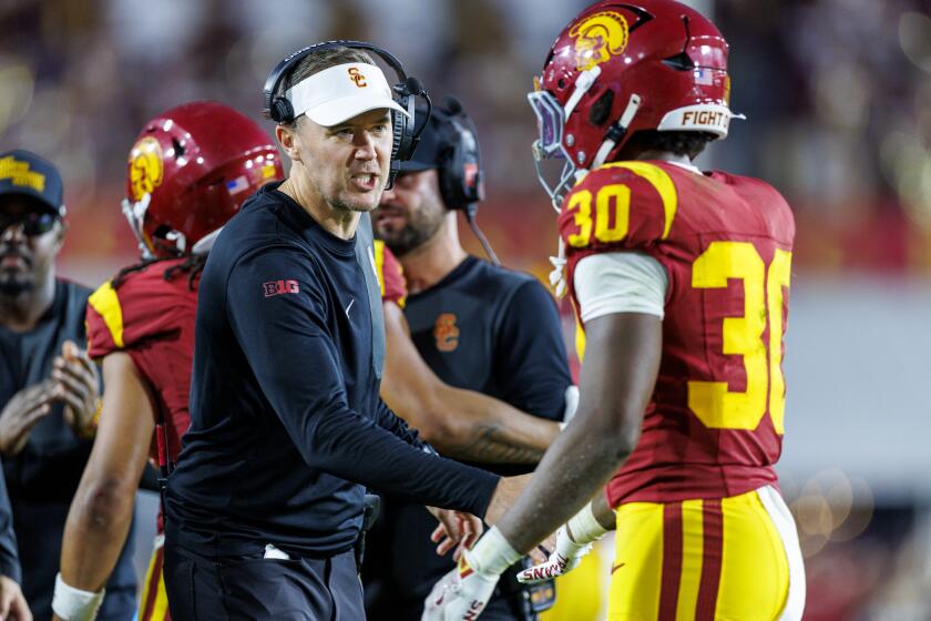 USC vs. Oregon: Lincoln Riley embraces pressure of playing for a ...