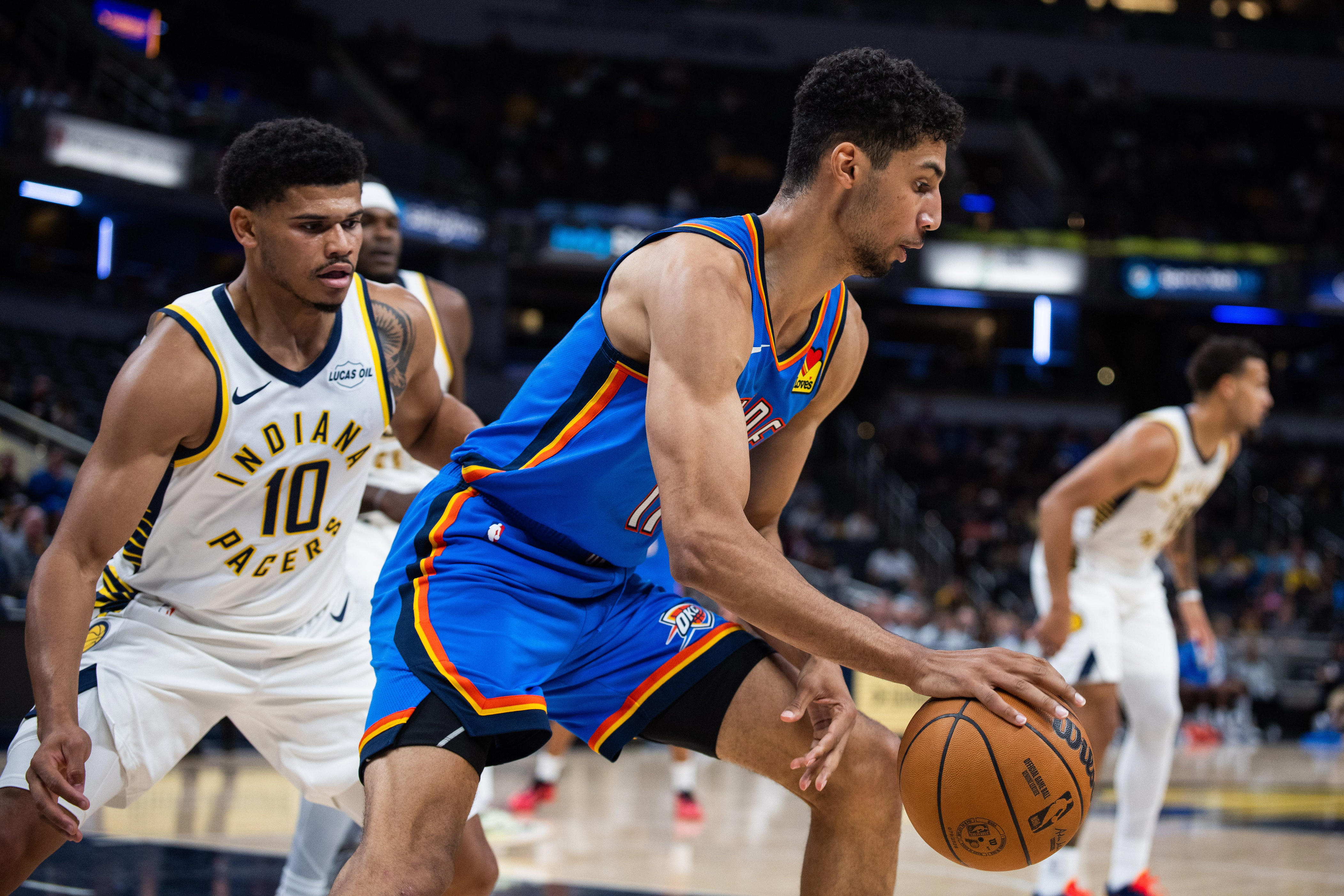 Report: Warriors add OKC's Malevy Leons to two-way deal