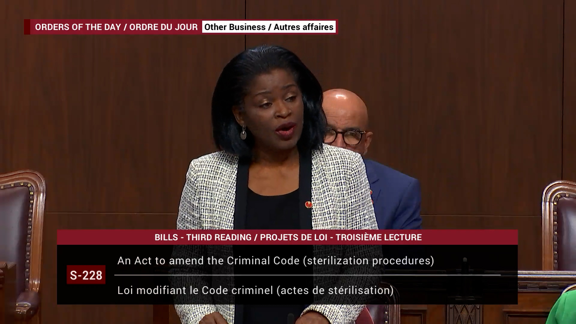 Quebec Senator Gerba reveals she was sterilized without her knowledge