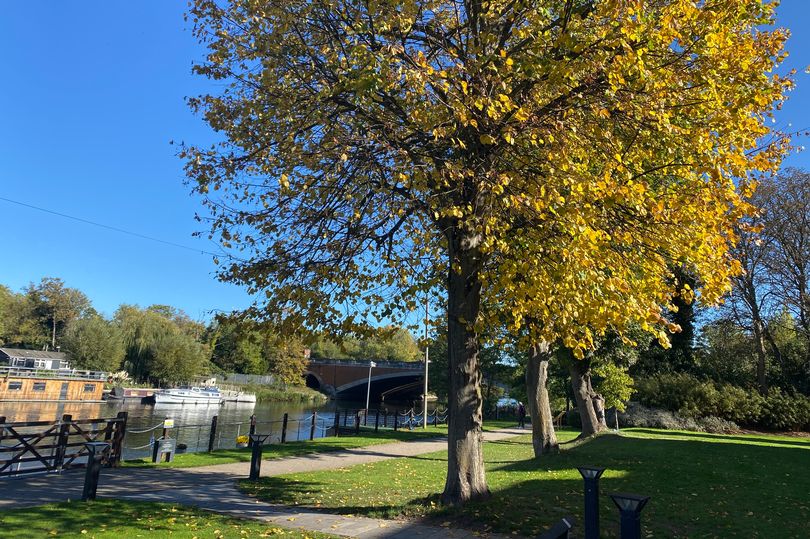 The stunning River Thames walk beneath the M25 where you'll see a ...