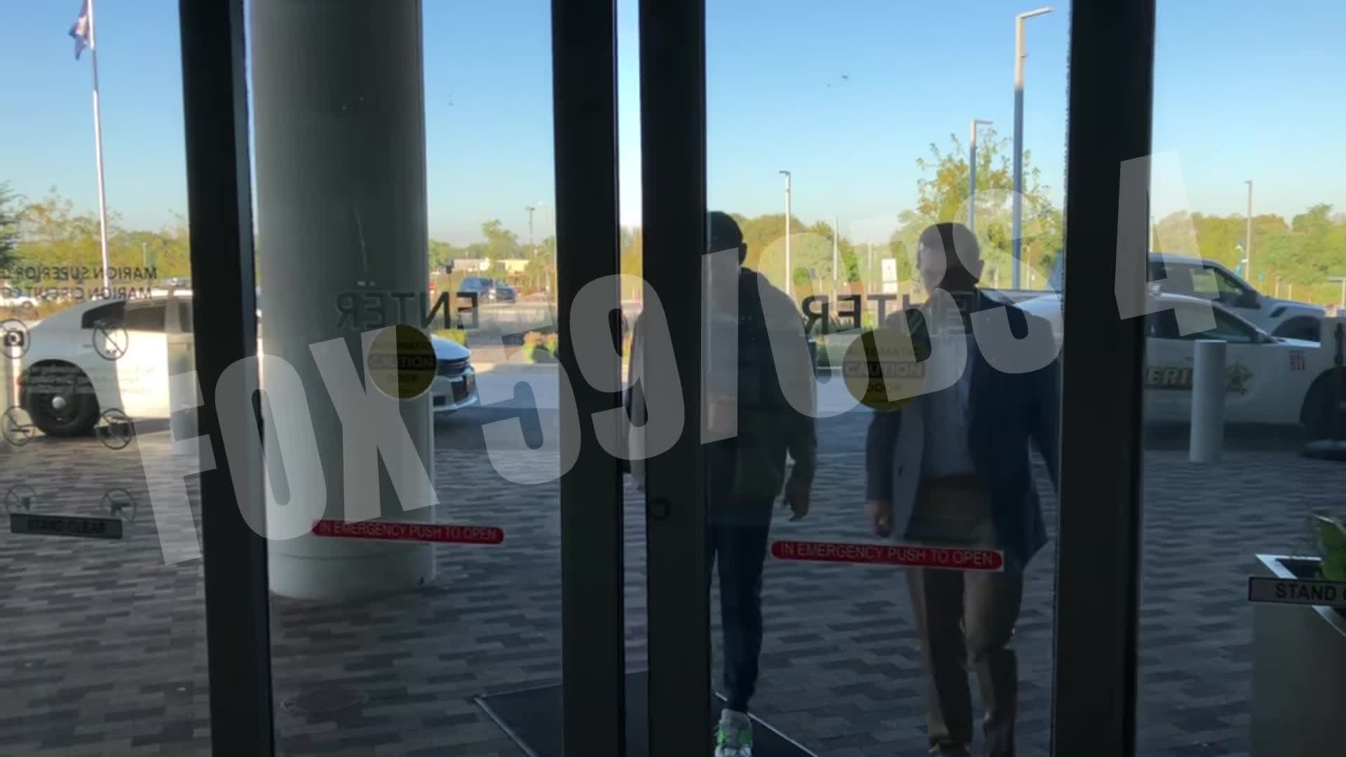 Former NFL QB Mark Sanchez arrives at Marion County Jail