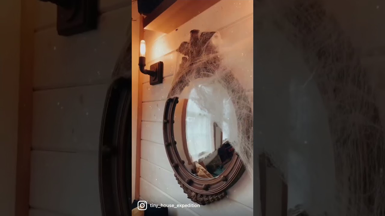 Happy tiny house Halloween! 🎃 Festive vibes inside