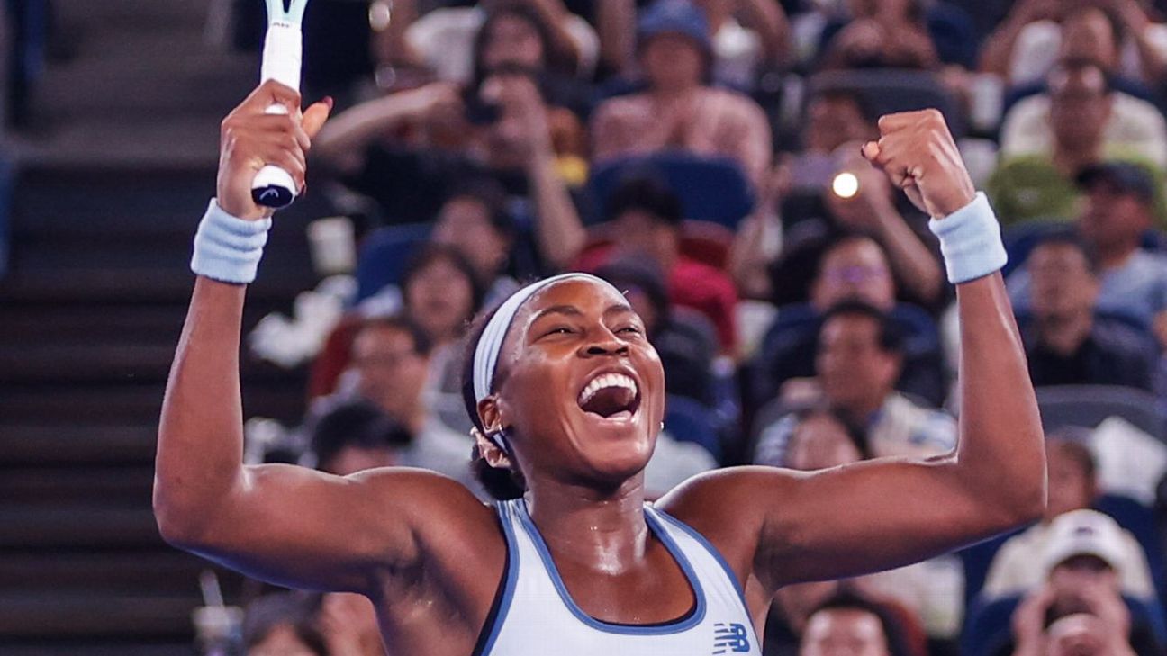 Coco Gauff beats Jessica Pegula to win Wuhan Open title