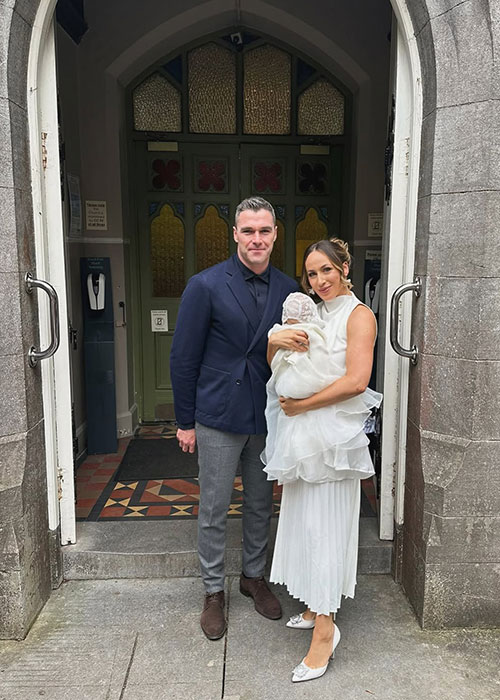 'Eden's big day' Doireann and Paddy Andrews pull out all the stops for daughter's christening