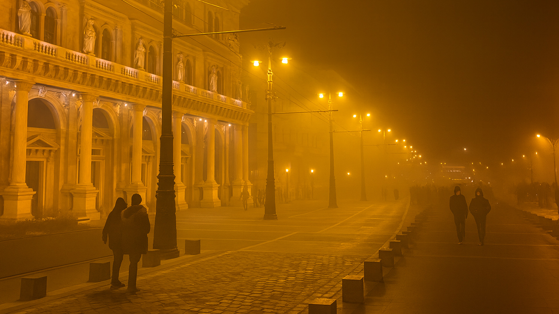Budapest – New Year’s Eve Celebration Walk 4K