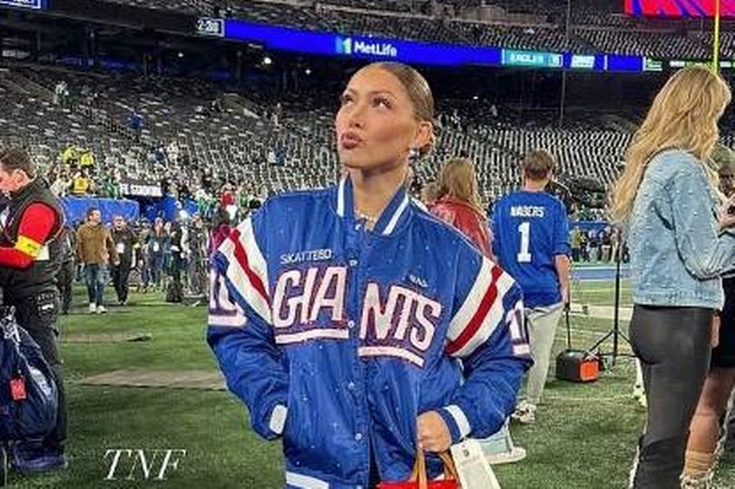 Cam Skattebo's girlfriend Chloe Rodriguez in spotlight after Giants win ...