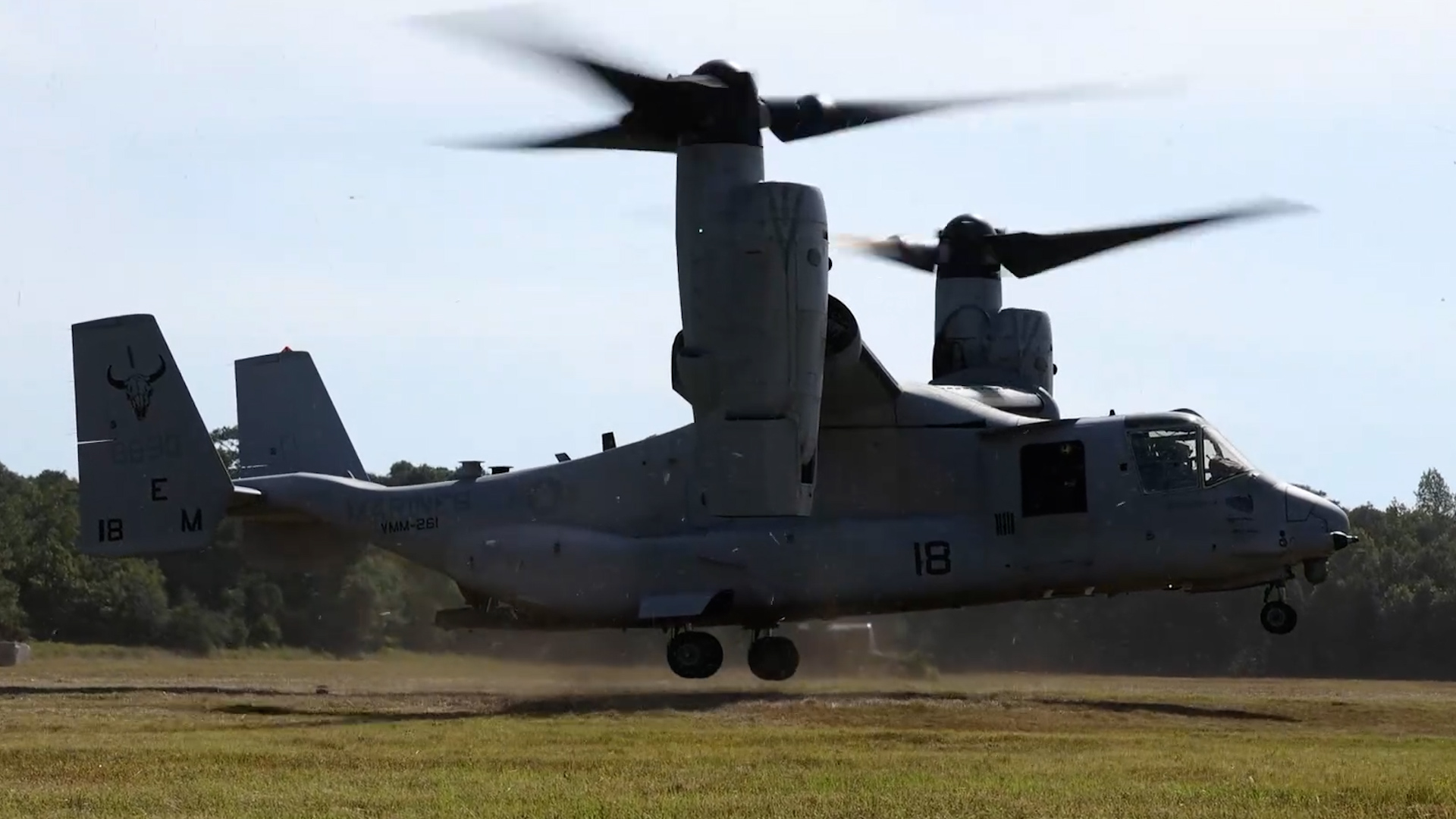 Marines Corps Air Insert via MV-22 Ospreys
