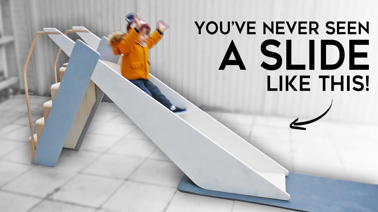 Create a stunning wooden slide DIY!