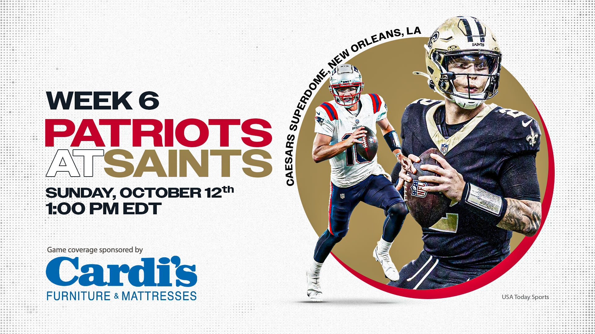 Patriots vs. Saints: Live updates, score, highlights from Week 6 game