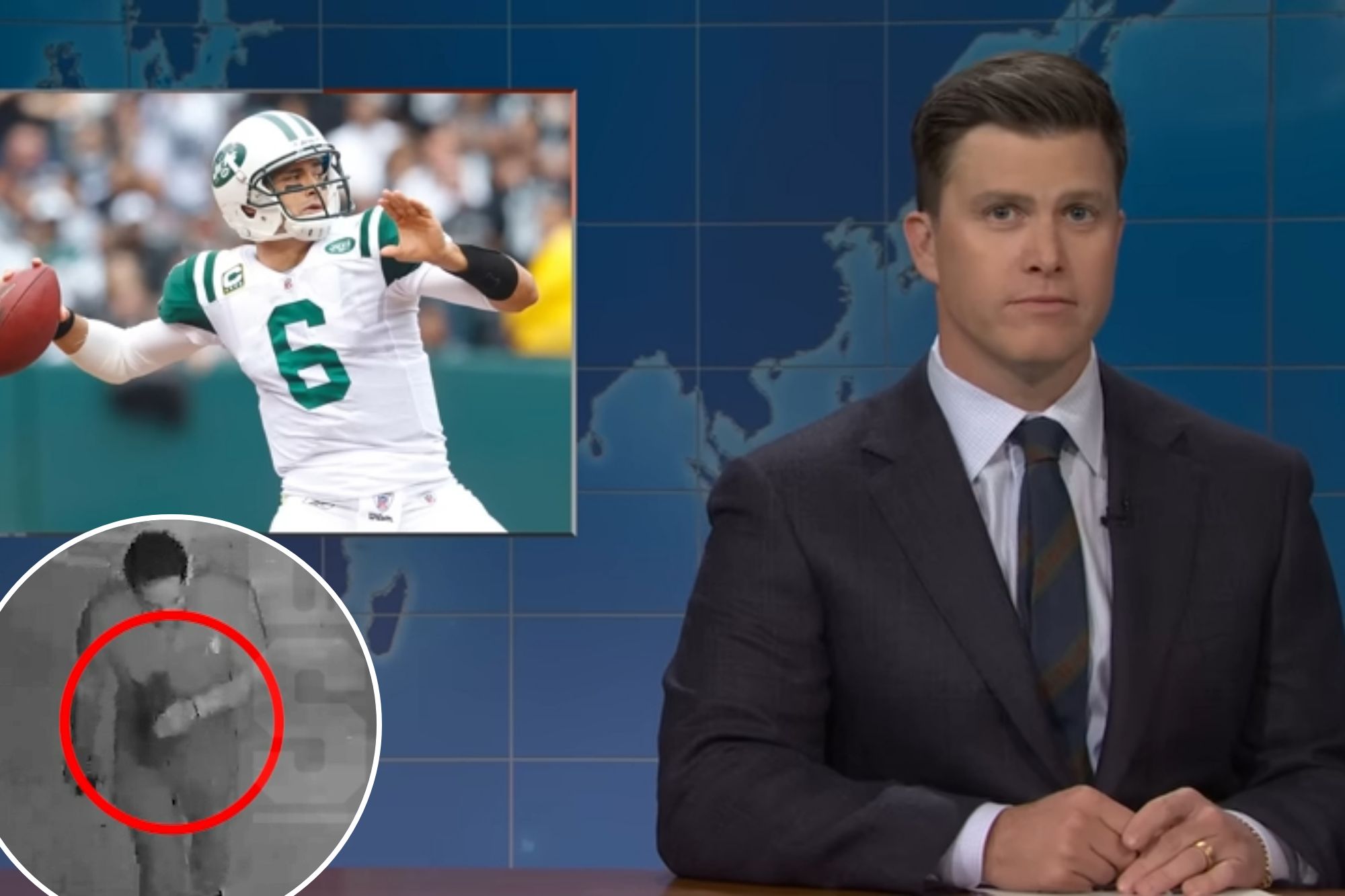 ‘SNL’ mocks ex-Jets QB Mark Sanchez over wild arrest