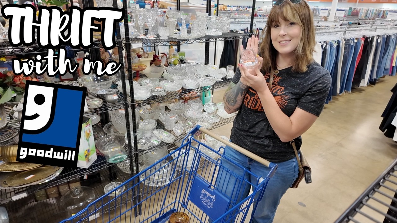 Last minute cart score at Goodwill thrift adventure