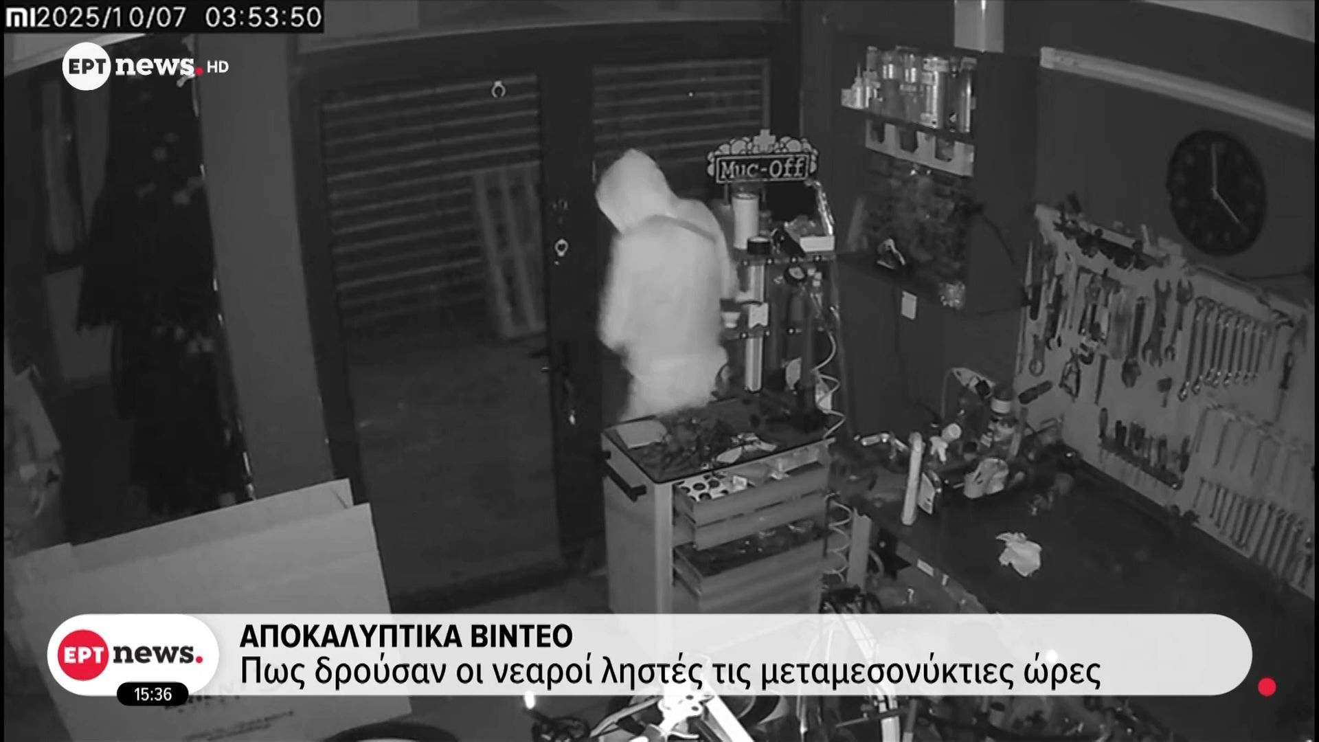 Αποκαλυπτικά βίντεο - Πώς δρούσαν οι νεαροί ληστές τις μεταμεσονύκτιες ώρες
