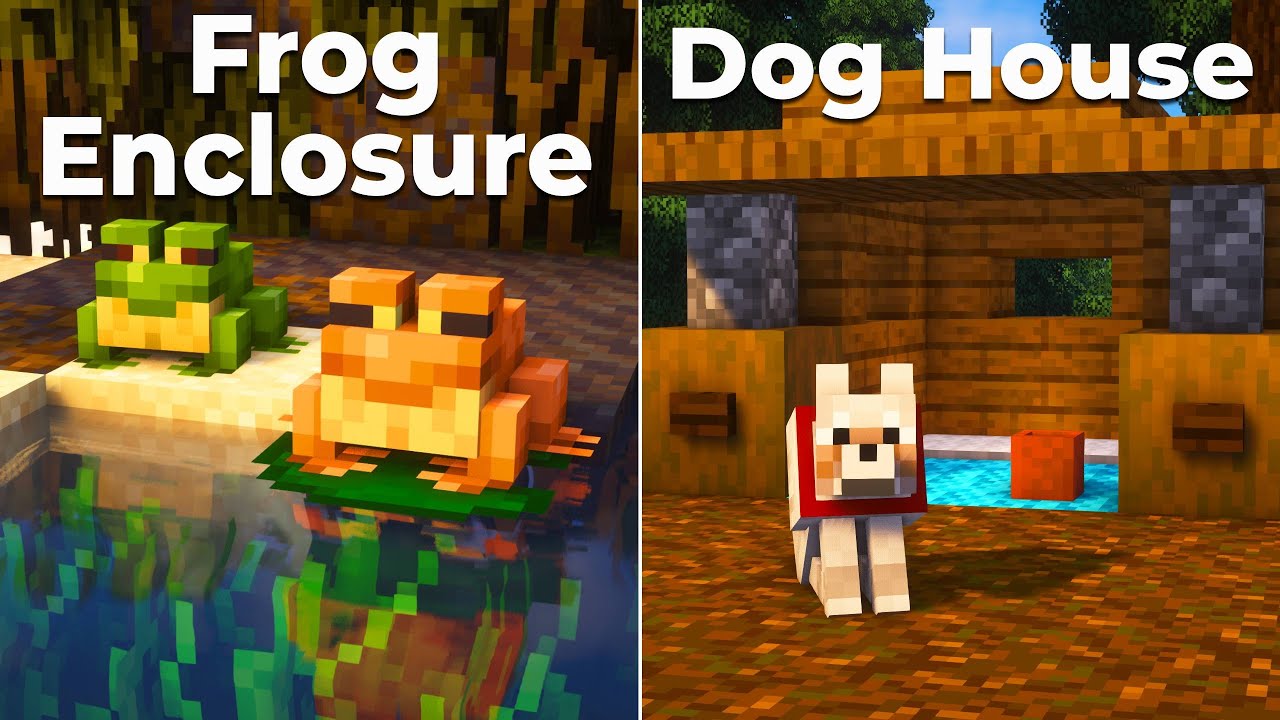 3 Simple Pet House Ideas Minecraft