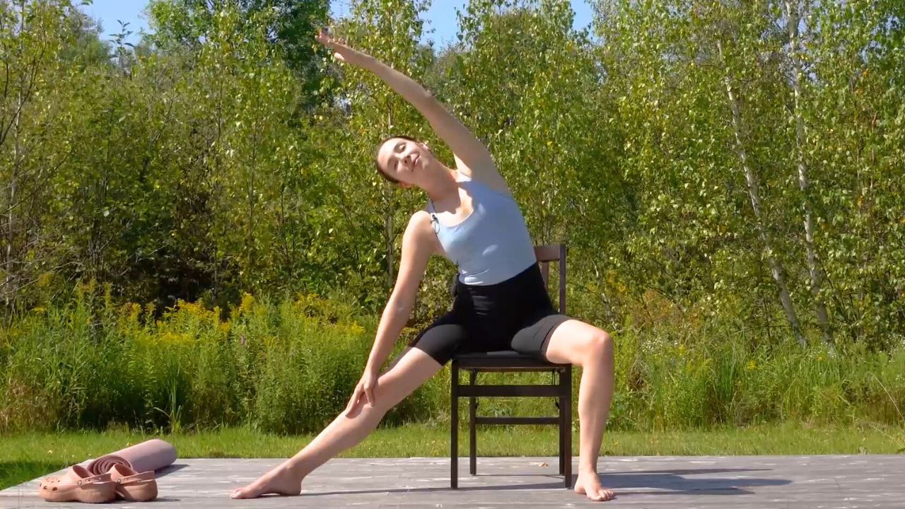 15-Min Chair Yoga for Seniors and Beginners