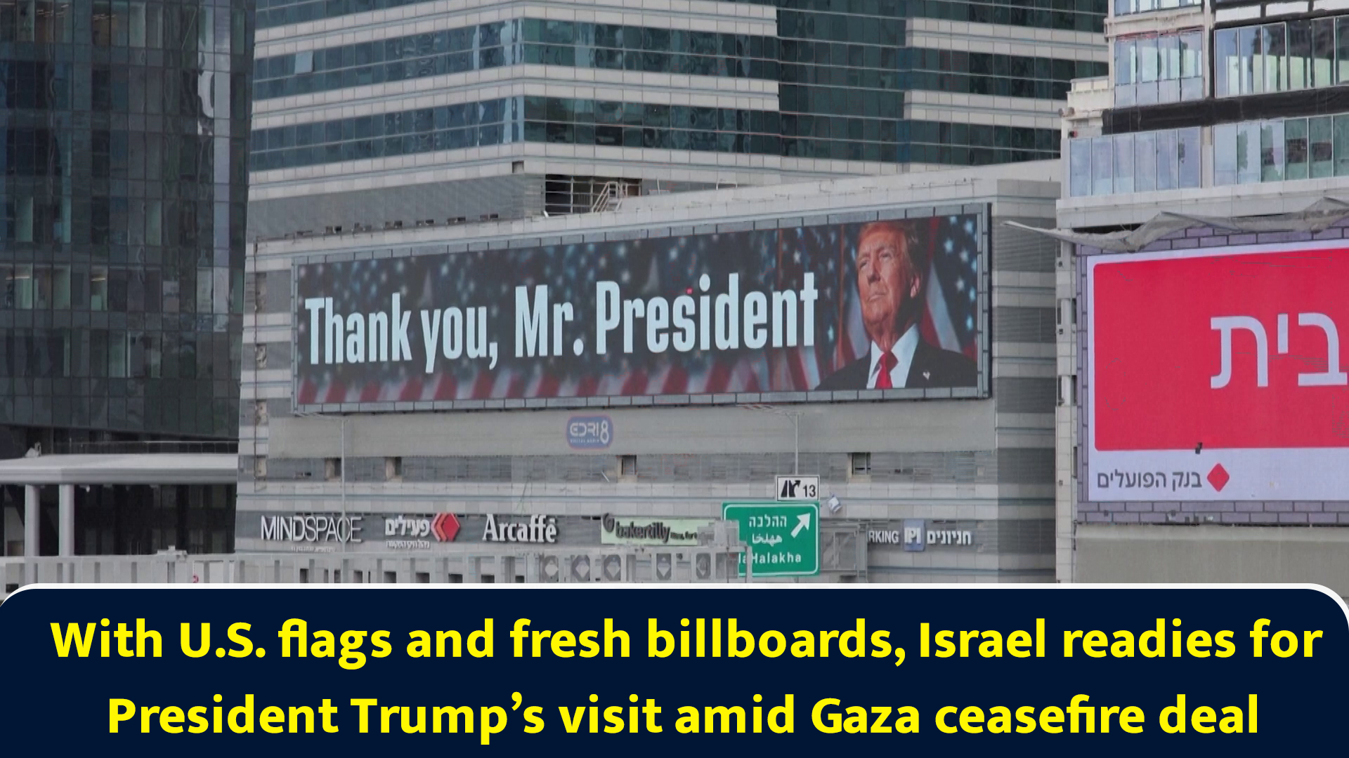 With U.S. flags and fresh billboards, Israel readies for President ...
