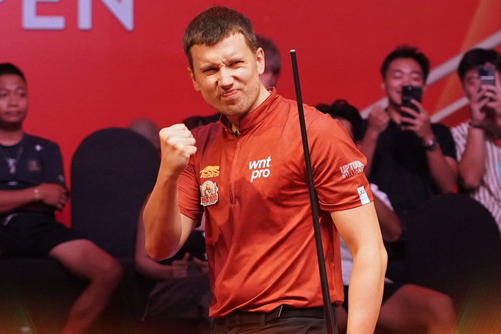 Pijus Labutis trở thành tân vương của Giải billiards Hanoi Open Pool 2025