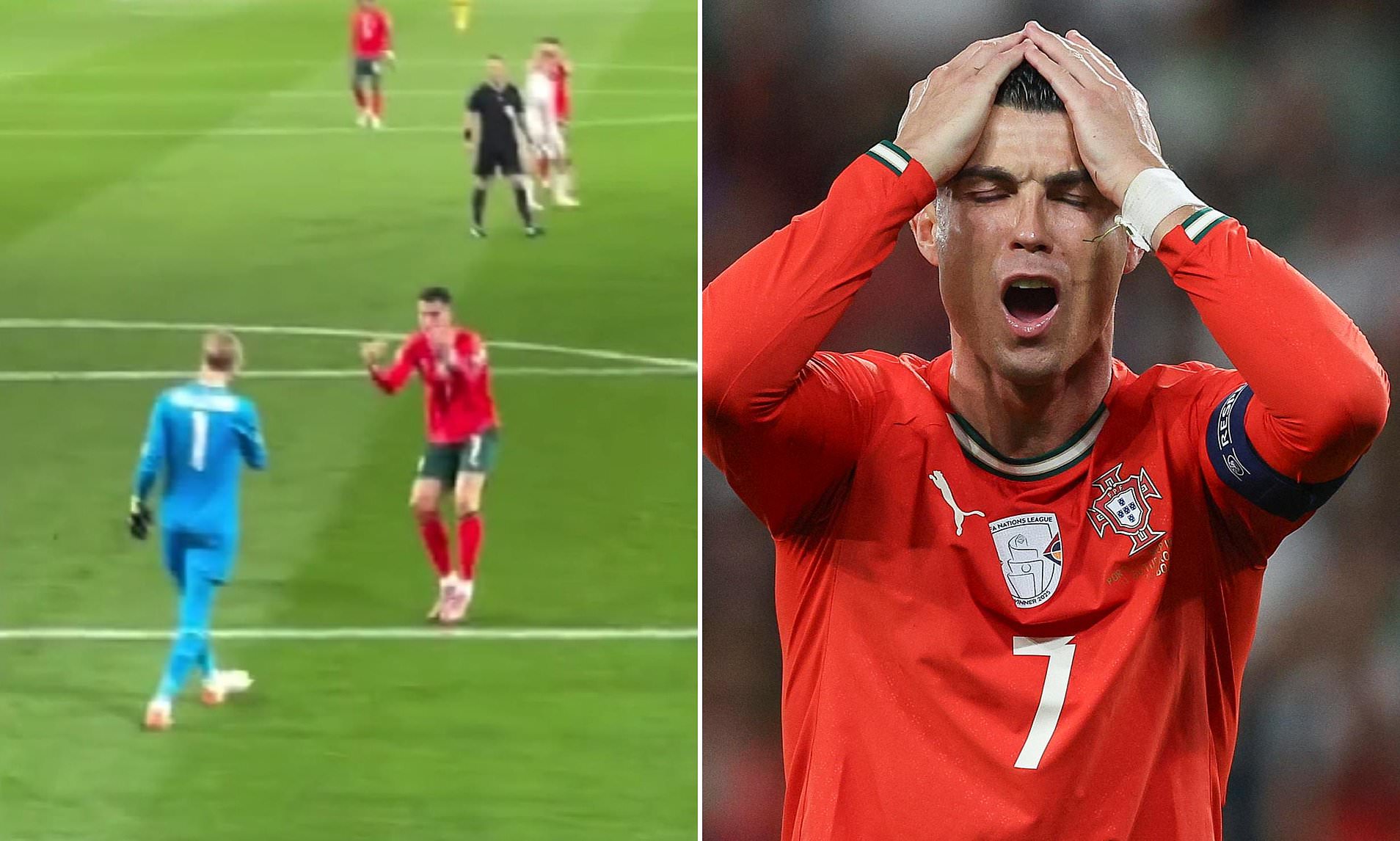 Former Liverpool goalkeeper embroiled in heated spat with Cristiano Ronaldo