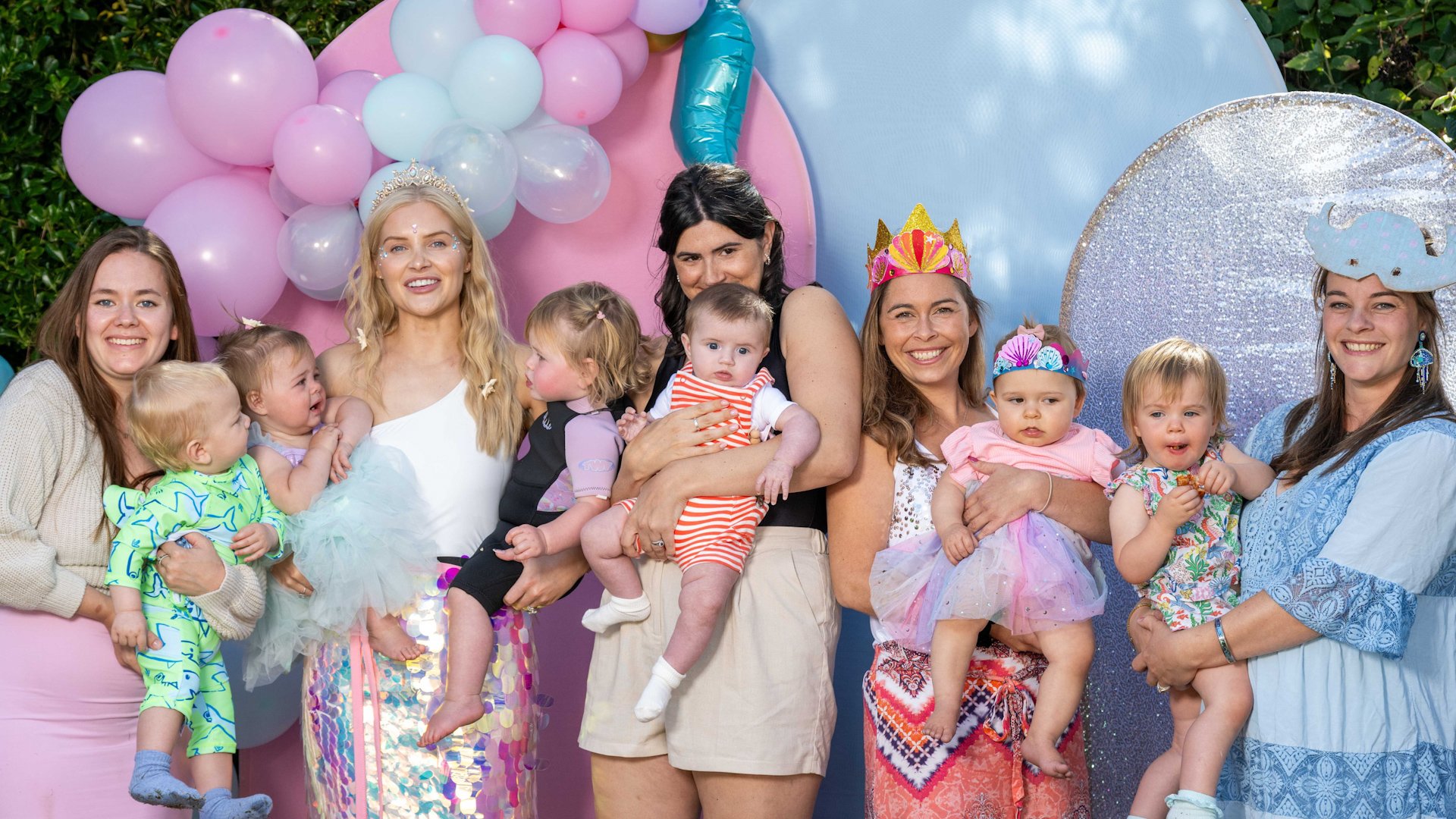 "I was pregnant at same time as my four bridesmaids - our babies are ...