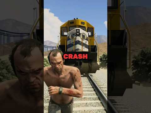 What happens if you hit the train in all the GTA games? #videogames # ...
