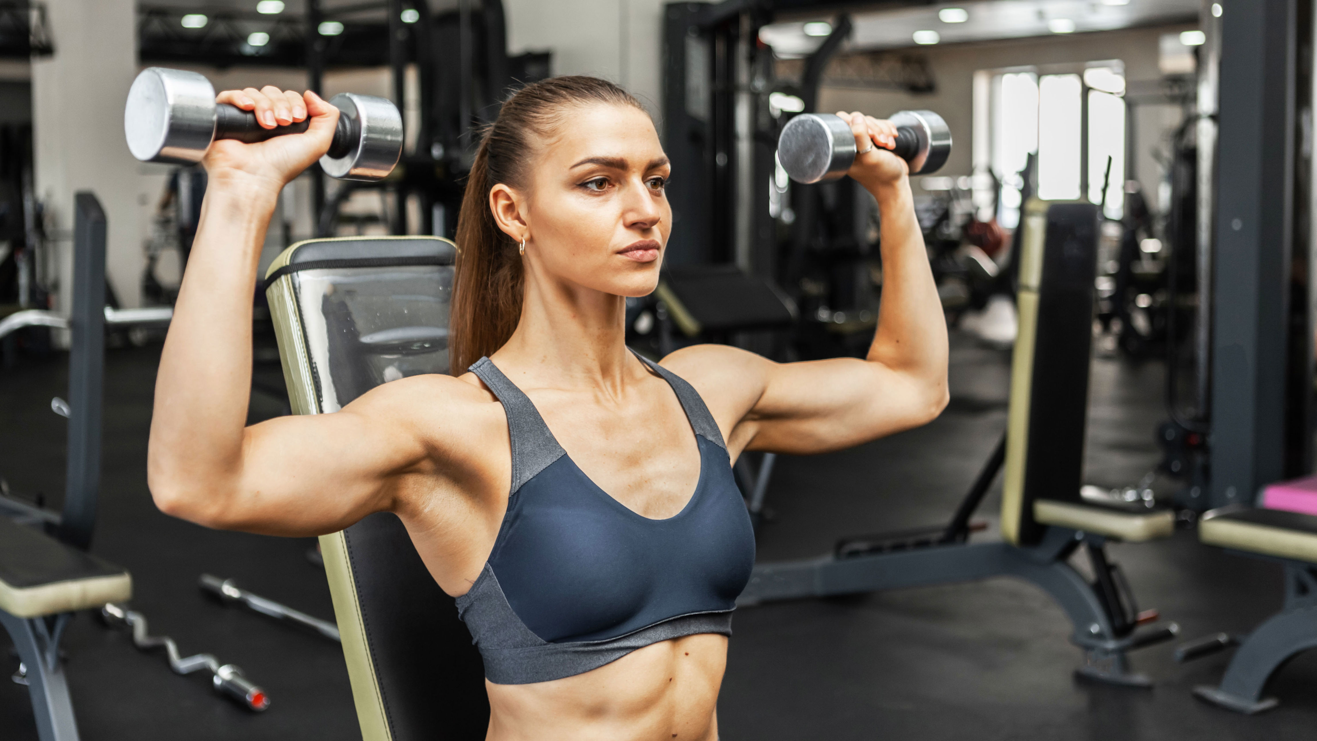 This 20-minute full-body dumbbell workout is designed to build lean ...