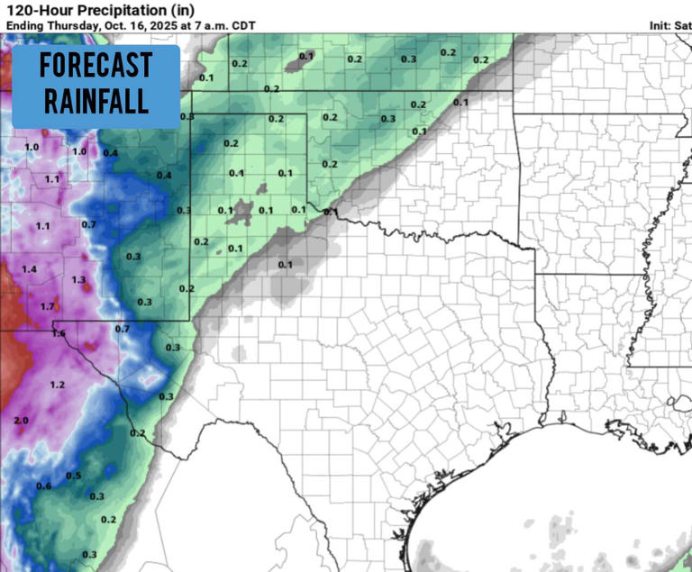 Remnants of Tropical Storm Raymond will hit parts of Texas Sunday. Here ...