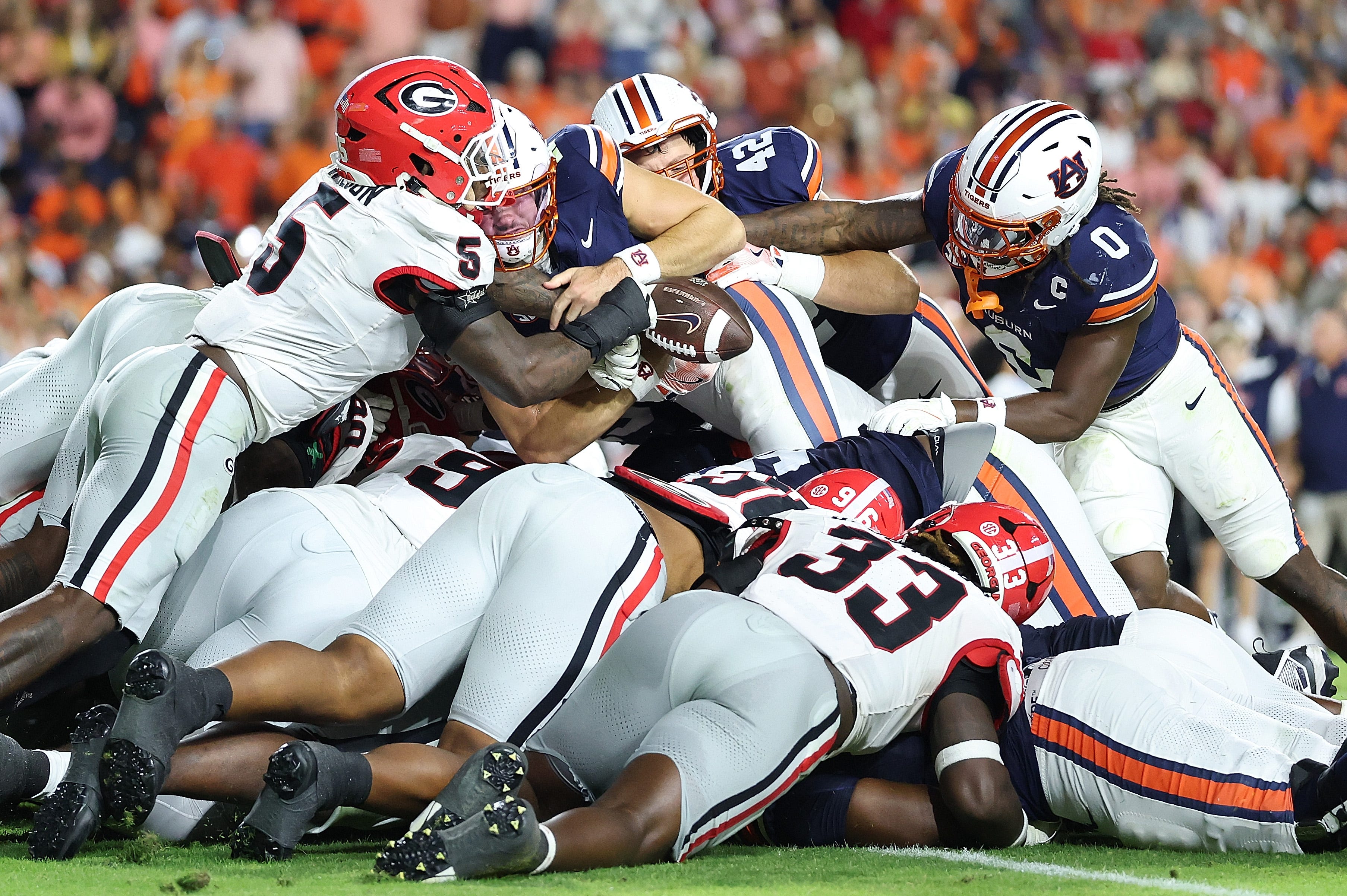 SEC football standings after wild Week 7