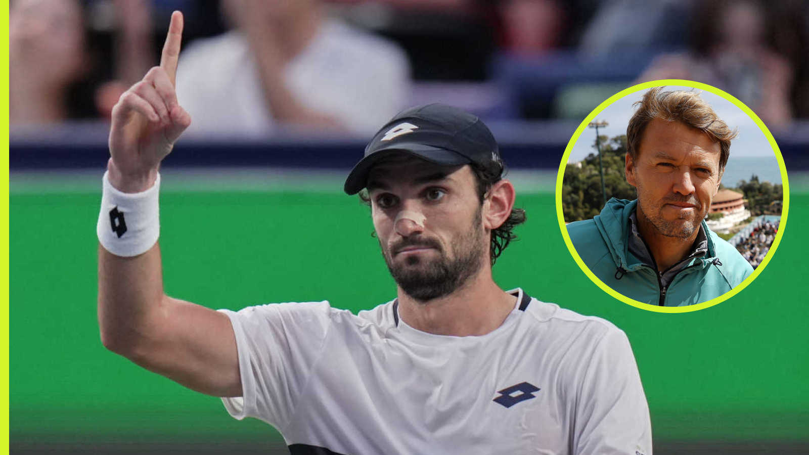 Who is Valentin Vacherot’s half-brother and coach Benjamin Balleret?