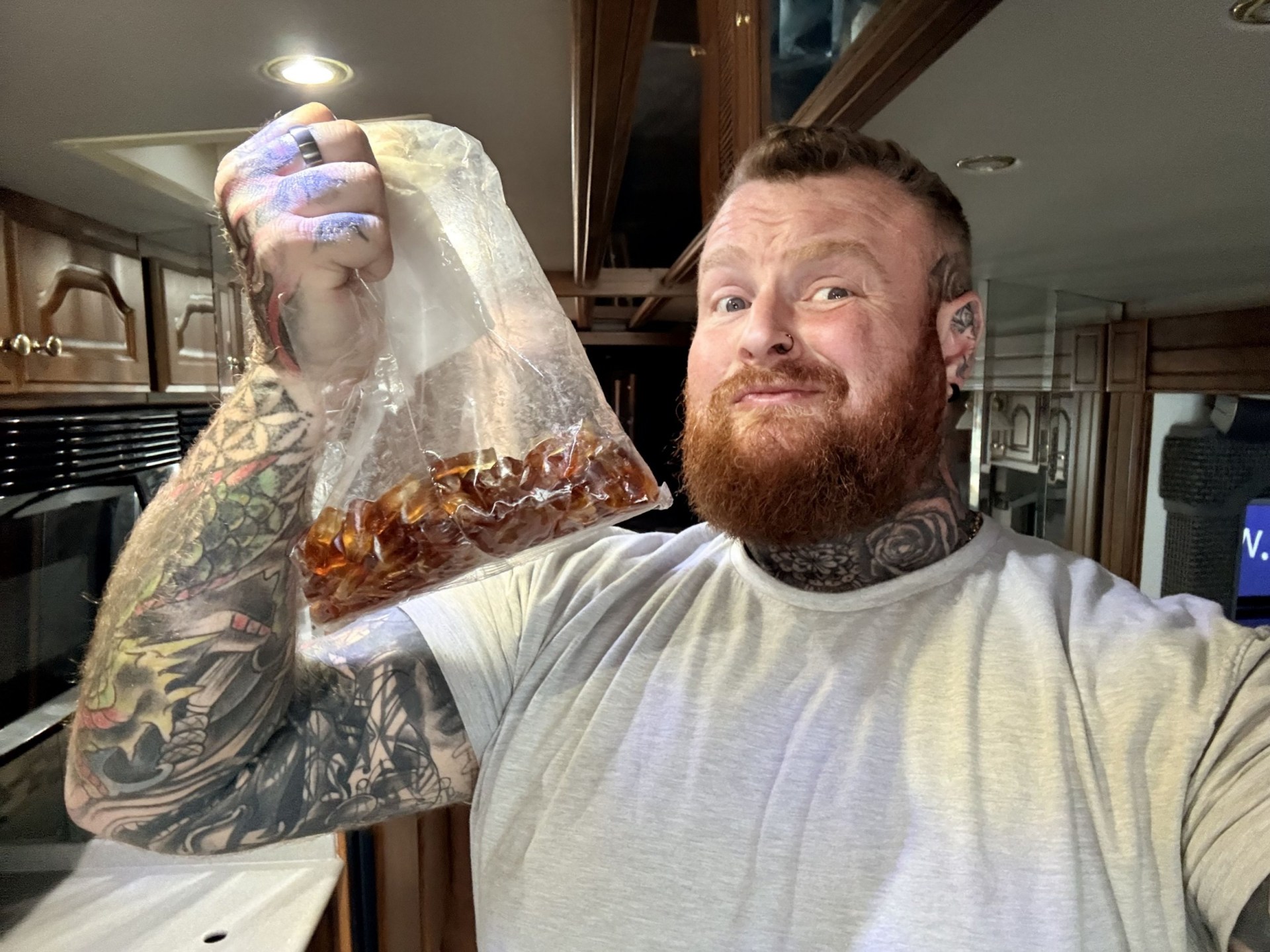 Man ate so many cola bottles he ended up in hospital