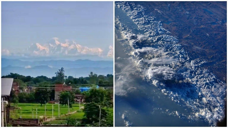 Mount Everest visible from Bihar: Astronaut shows how Himalayas look ...