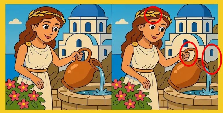 Spot 3 Differences in the Medieval Girl Pictures in 29 Seconds!